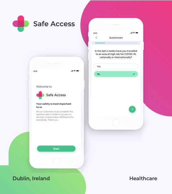 SafeAccess - Mobile screening tool | Deventure
